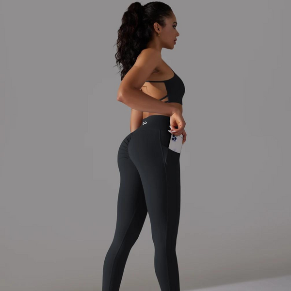 Jet Black Shape Cross Set – ActiveOne