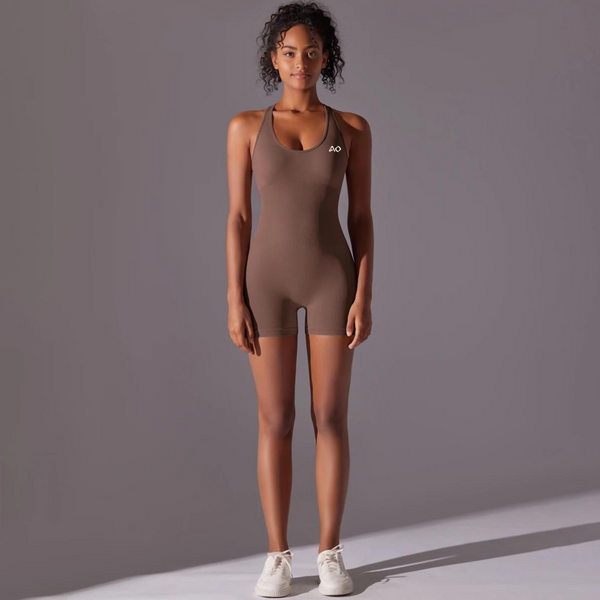 Brown ThriveFit Bodysuit - ActiveOne