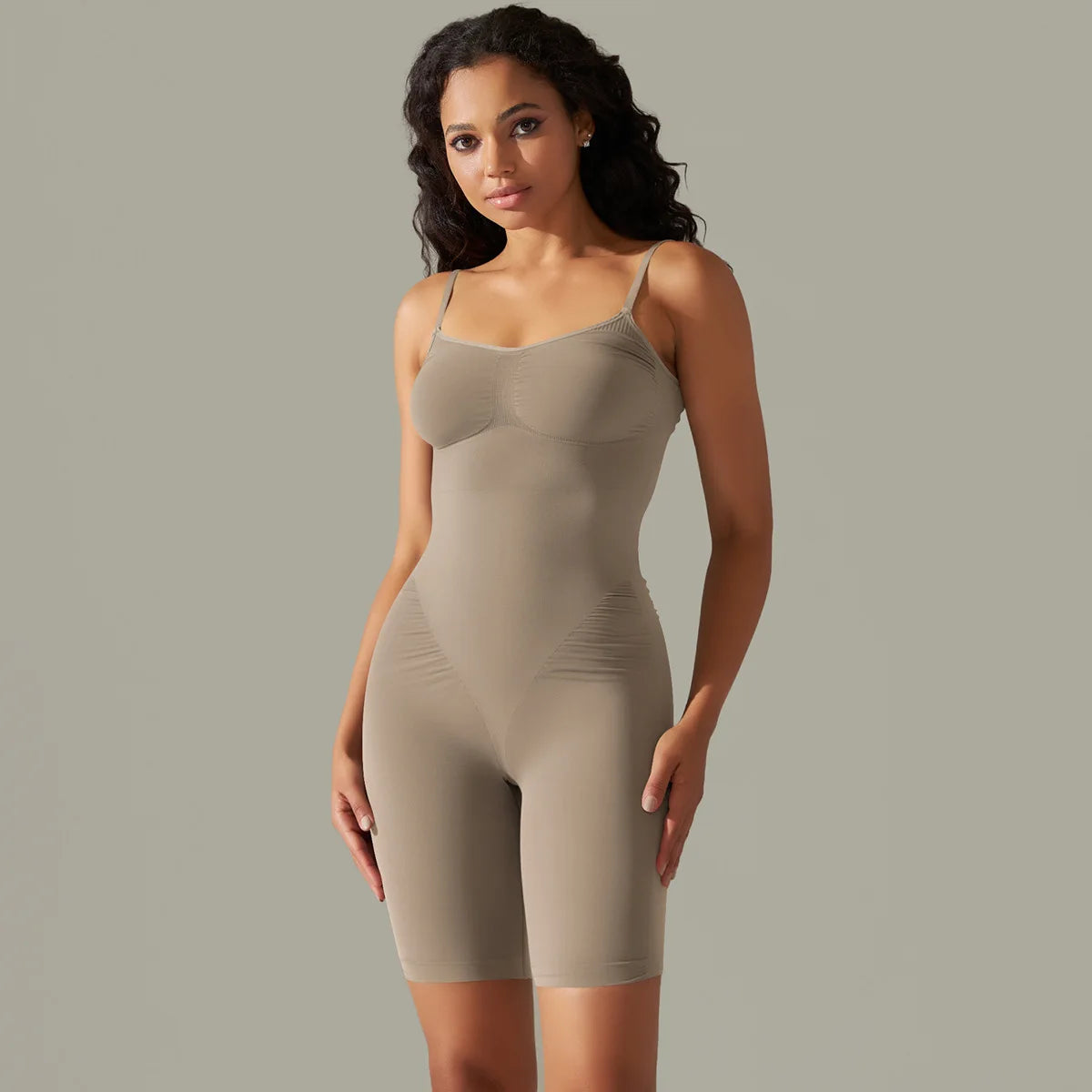 Beige DynamicLift Bodysuit - ActiveOne
