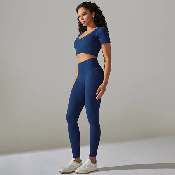 Navy Peak Seamless Set - ActiveOne