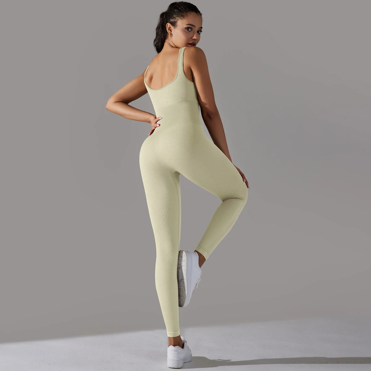 Beige Harmony Bodysuit - ActiveOne