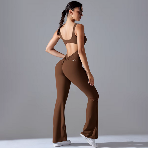 Brown Velocity Bodysuit - ActiveOne