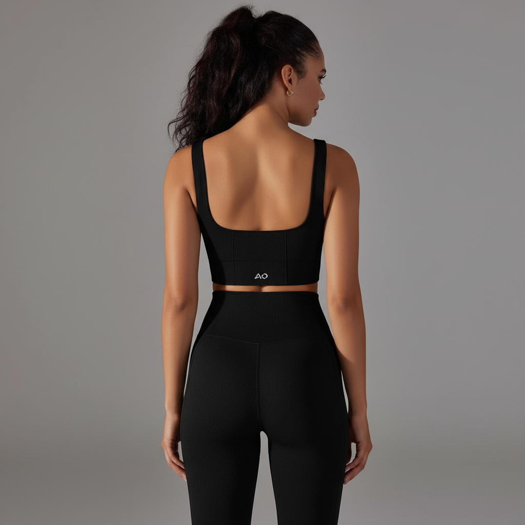 Black ElevareMove™ Sports Bra – ActiveOne
